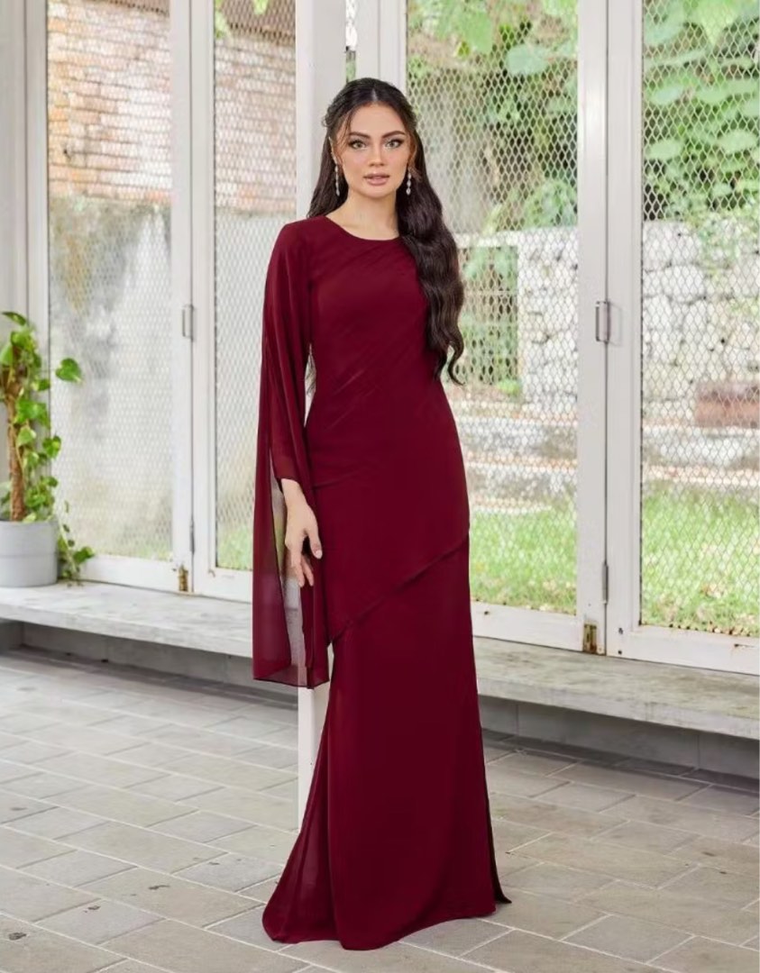 Mermaid dress, Women's Fashion, Muslimah Fashion, Baju Kurung & sets on ...