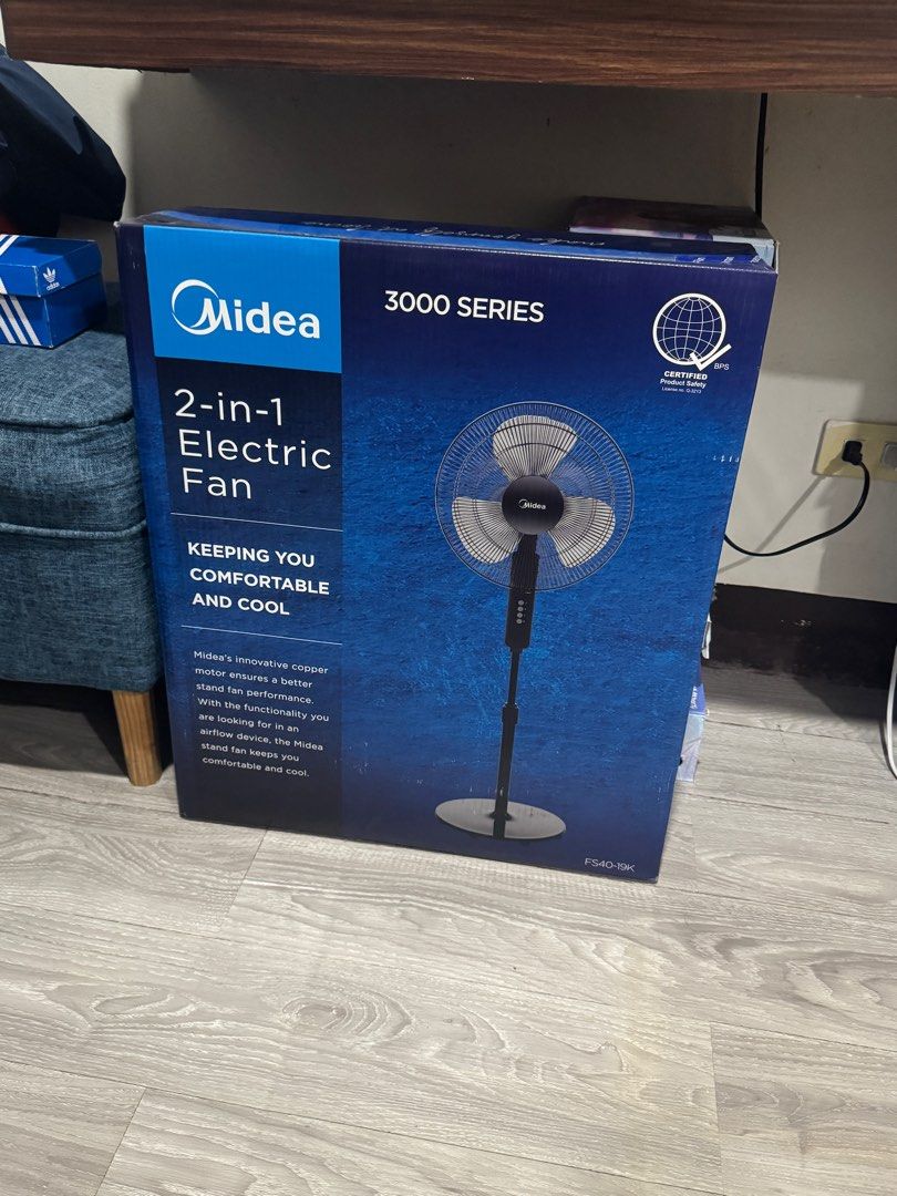 Midea Electric Fan, Furniture & Home Living, Lighting & Fans, Fans on ...