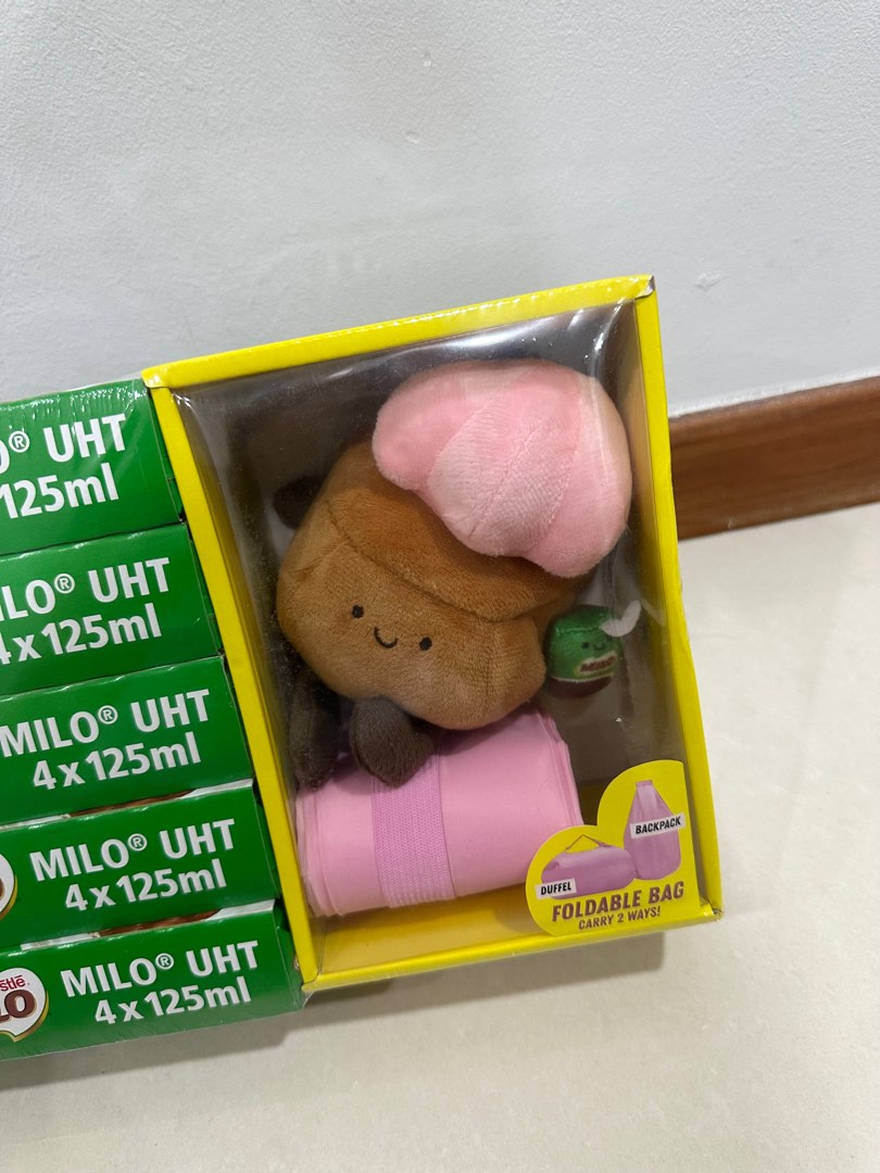 Milo Gem Biscuit Plush 2 Way Duffel Bag Breaktime Party Collection ...