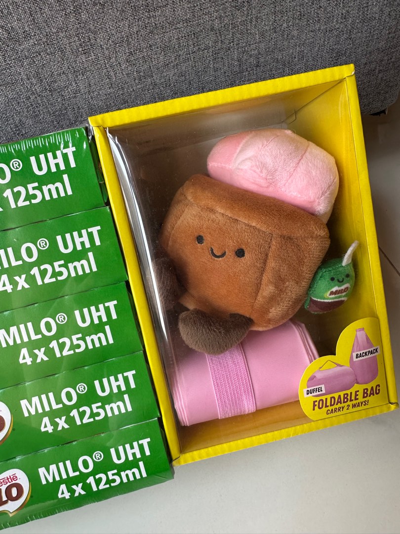 Milo Jellycat plush & 2 way duffel, Hobbies & Toys, Toys & Games on ...