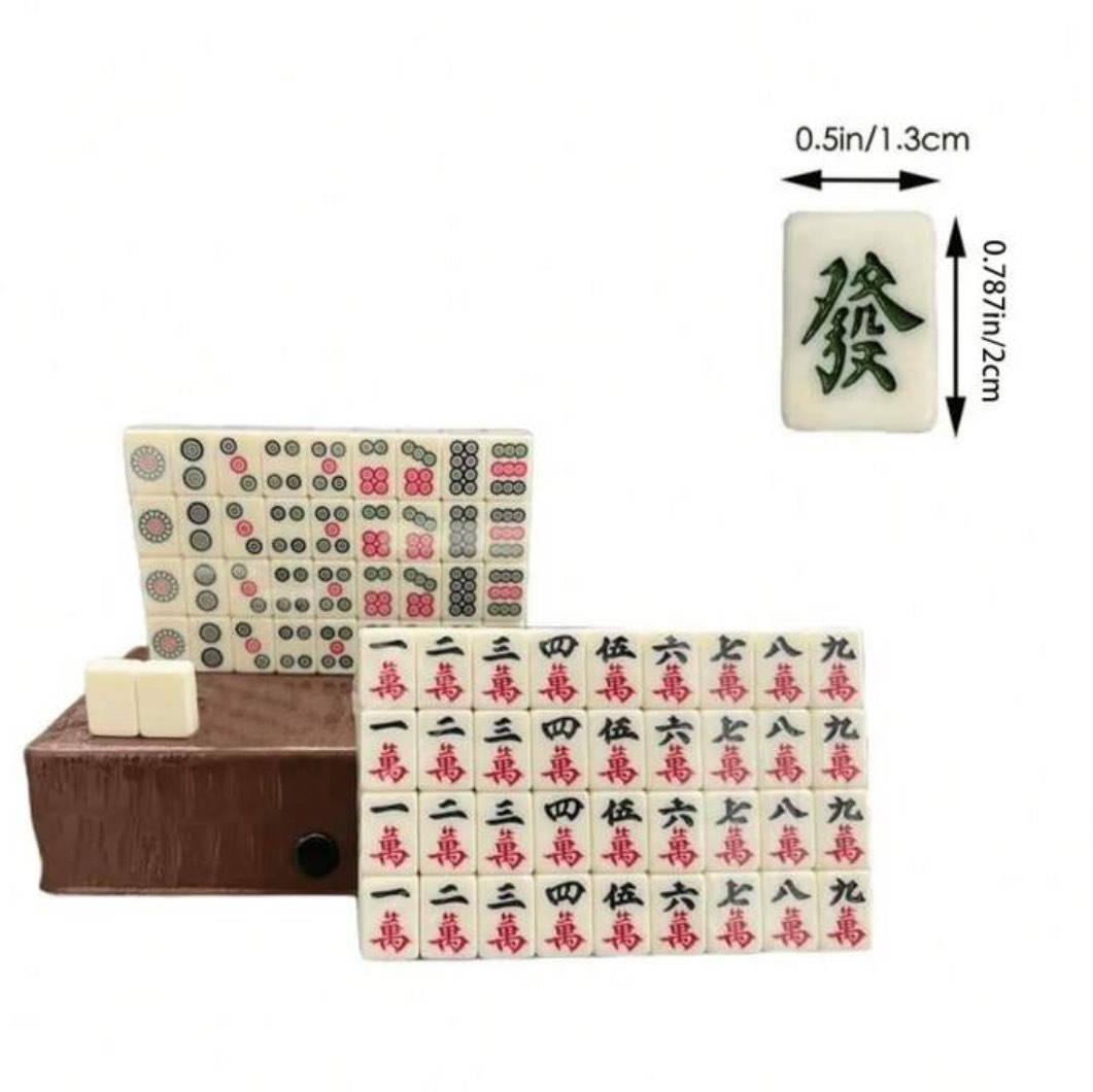 Mini Mahjong Set, Hobbies & Toys, Toys & Games on Carousell