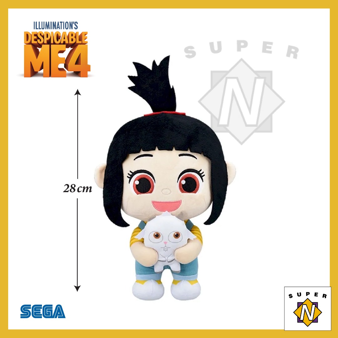 Minions 2024 - Despicable Me 4 "Agnes & Lucky" L Plush Toy by SEGA ...