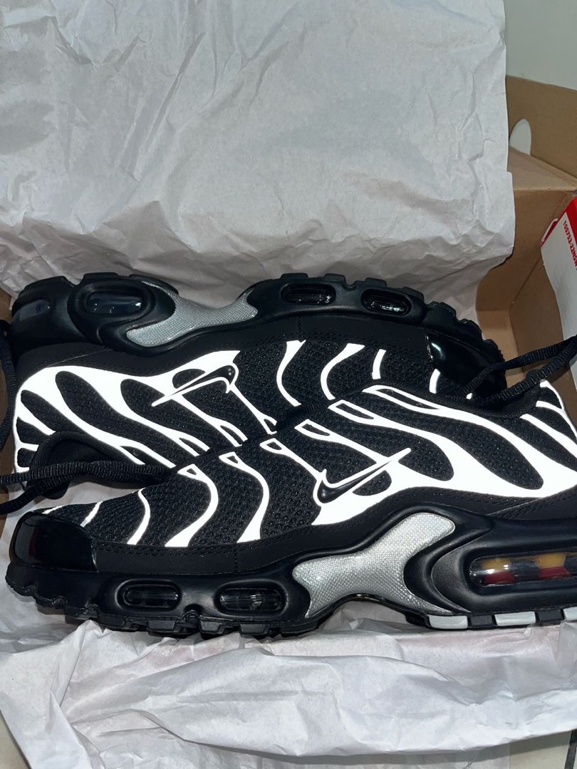 Nike Air Max Plus "Reflective" Black/White (Tuned Air TNs), Men's ...