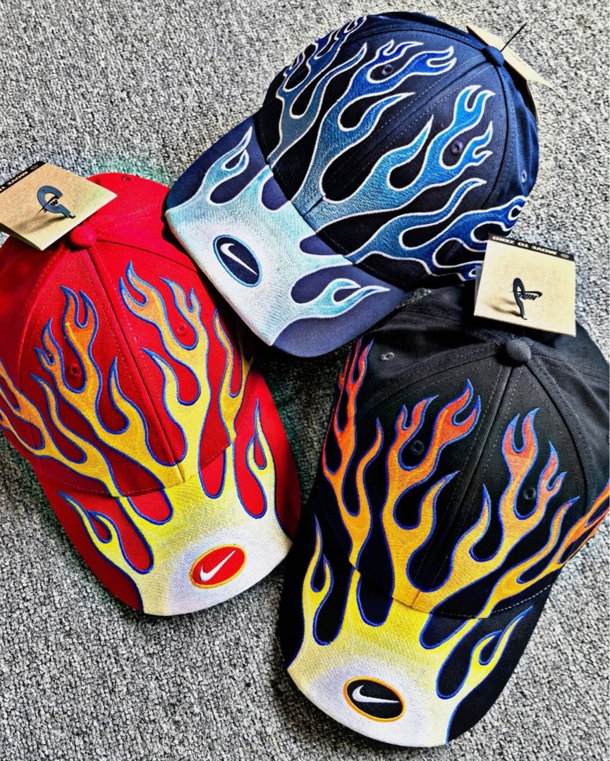 NIKE FLAME OG CAP, Men's Fashion, Watches & Accessories, Cap & Hats on ...
