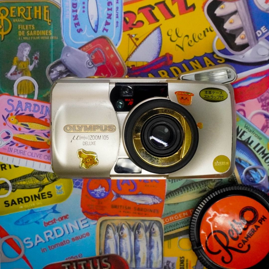 Olympus MJU ZOOM 105 DELUXE (1995) Vintage Film Camera, Photography ...