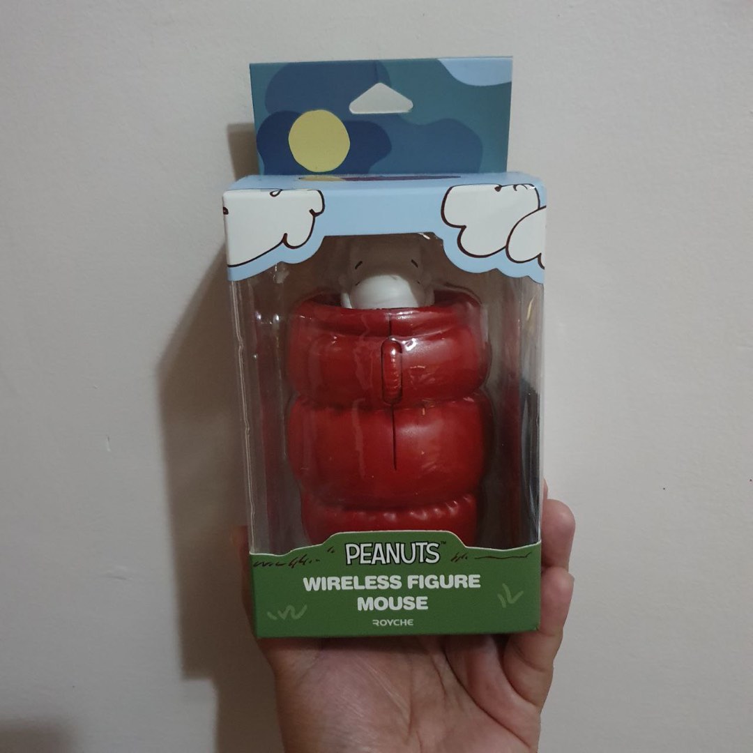Peanuts Snoopy Puffer Jacket Wireless Figure Mouse Computer, Computers ...