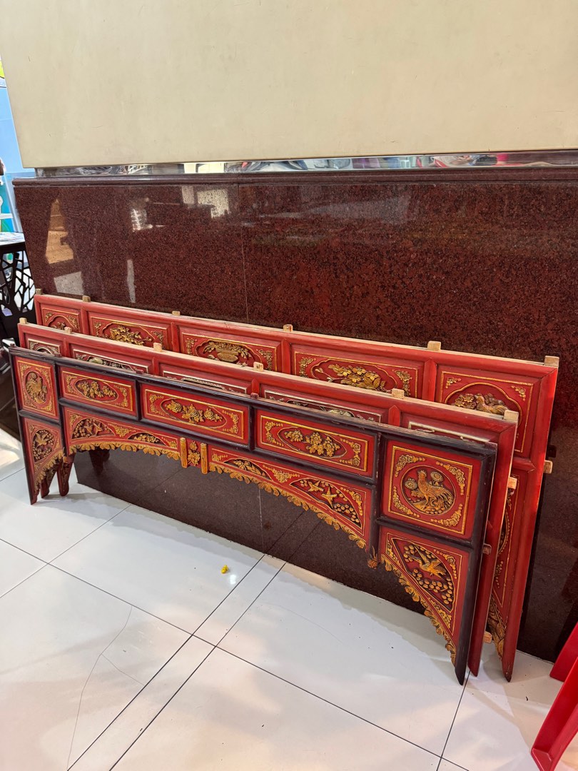 Peranakan wooden frame and carving Rare, Hobbies & Toys, Collectibles ...
