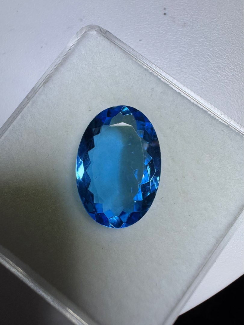 Permata LONDON BLUE TOPAZ (Cutting), Men's Fashion, Watches ...