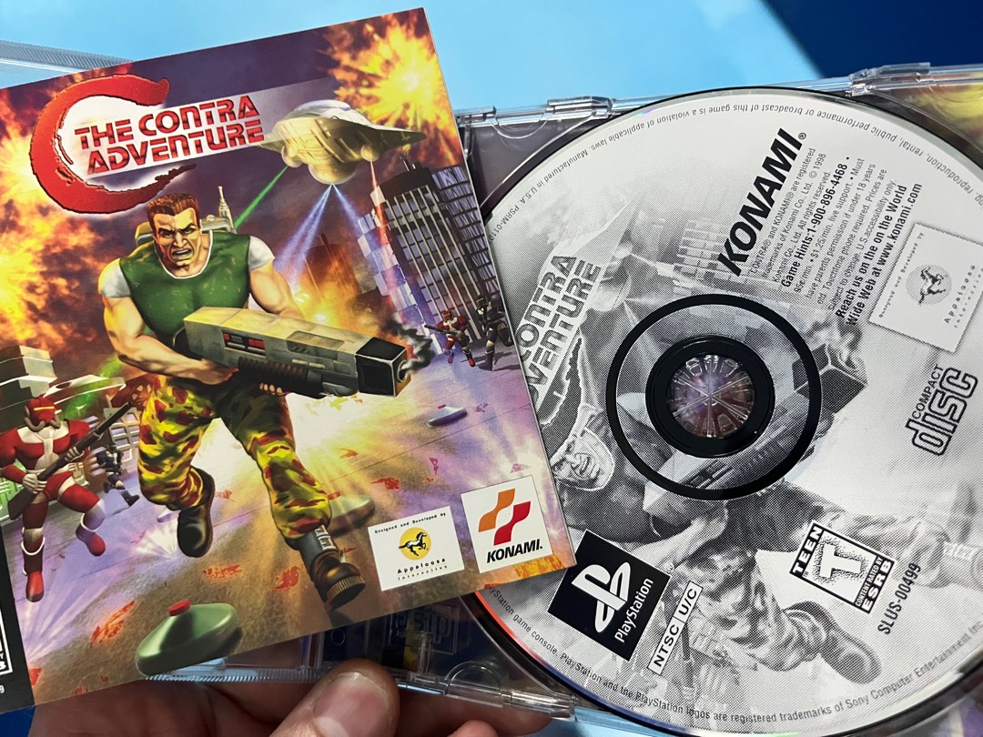 PlayStation ps1 original contra adventure Games 10 to 150sgd street ...