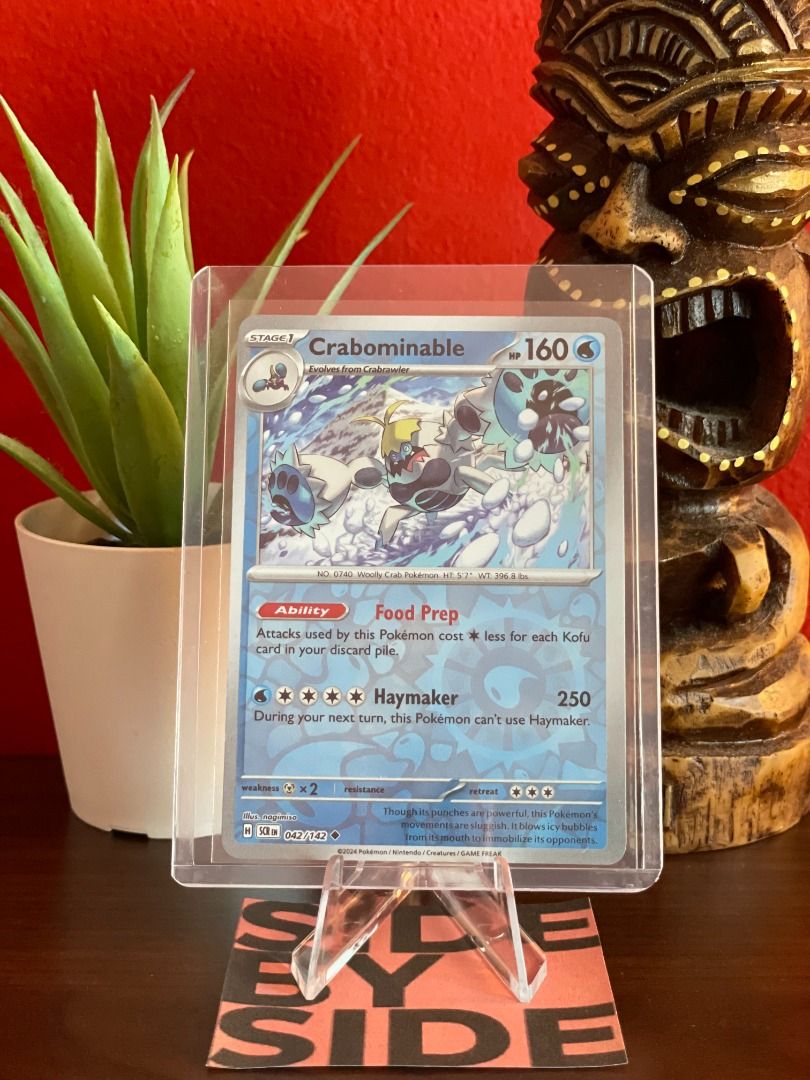 Pokemon TCG Card - Crabominable (Stellar Crown, #042/142, Reverse Holo ...