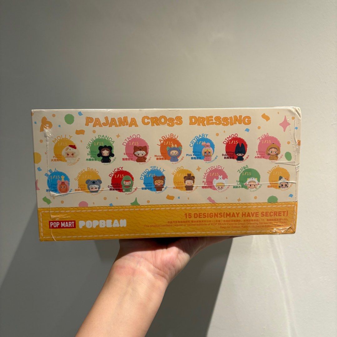(POPBEAN) Popmart popbean Pajama Party blind box, Hobbies & Toys, Toys ...