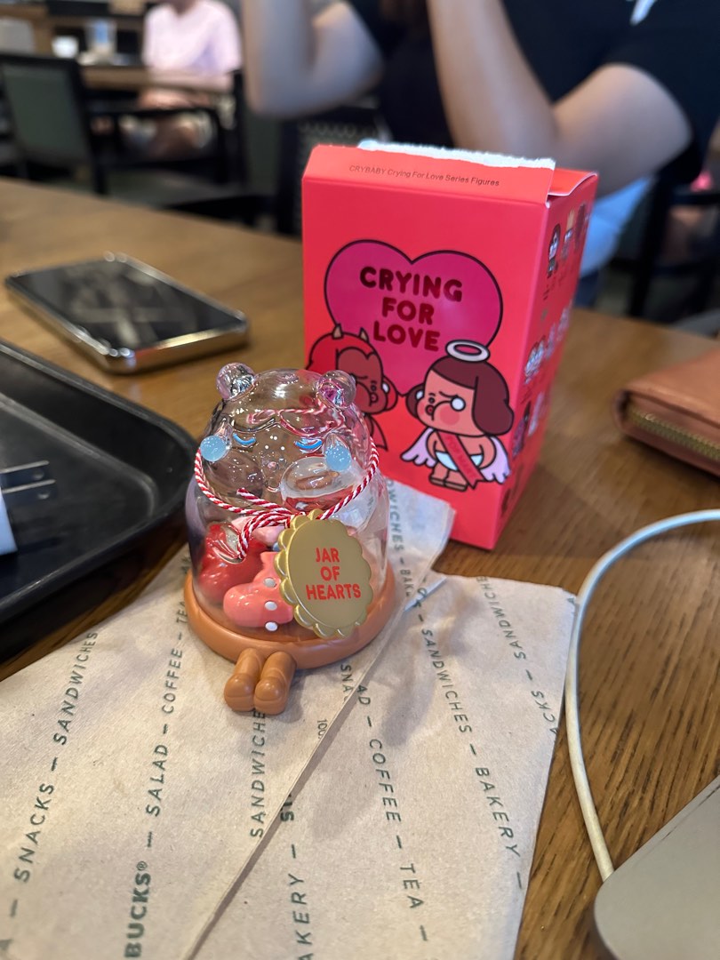 POPMART CRYBABY Crying For Love Jar of Hearts, Hobbies & Toys, Toys ...