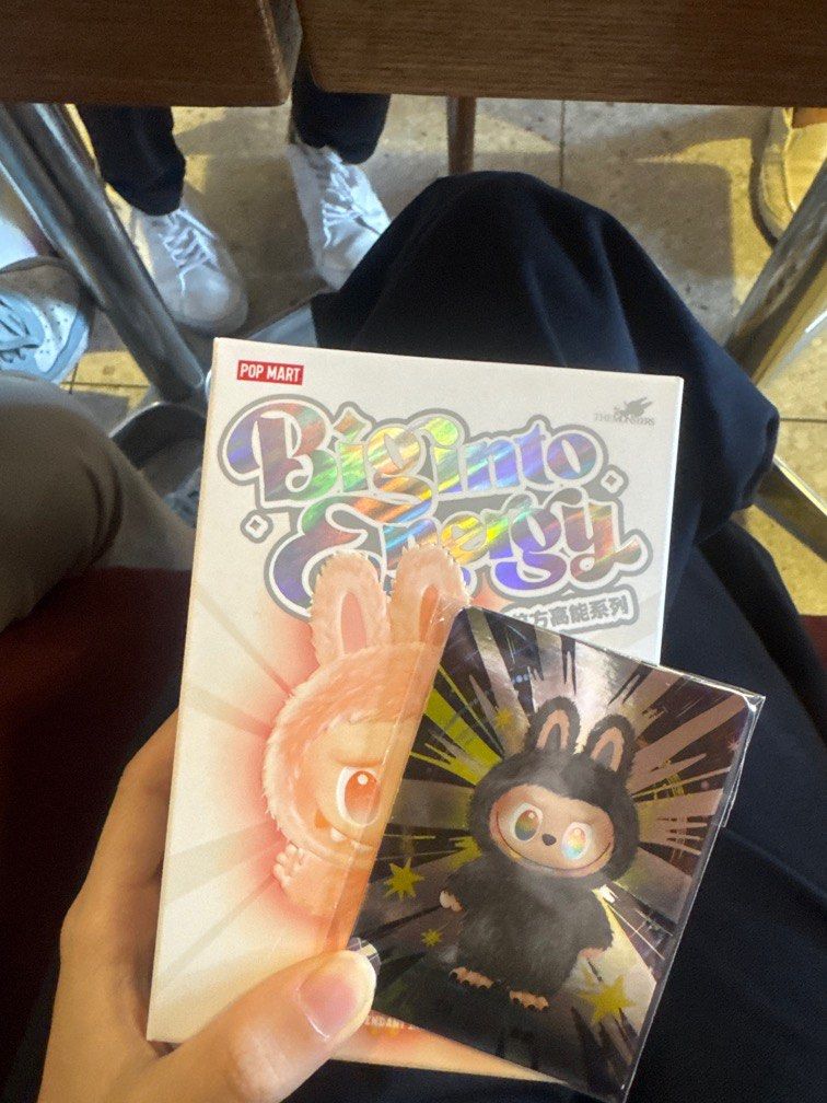 popmart labubu v3 SECRET big into energy, Hobbies & Toys, Toys & Games ...