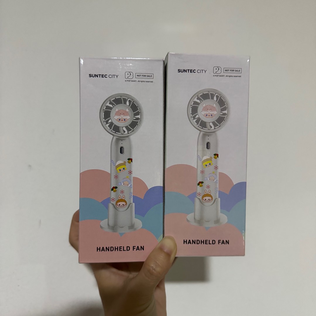 Portable Fan Labubu Handheld Moveable, Hobbies & Toys, Memorabilia ...