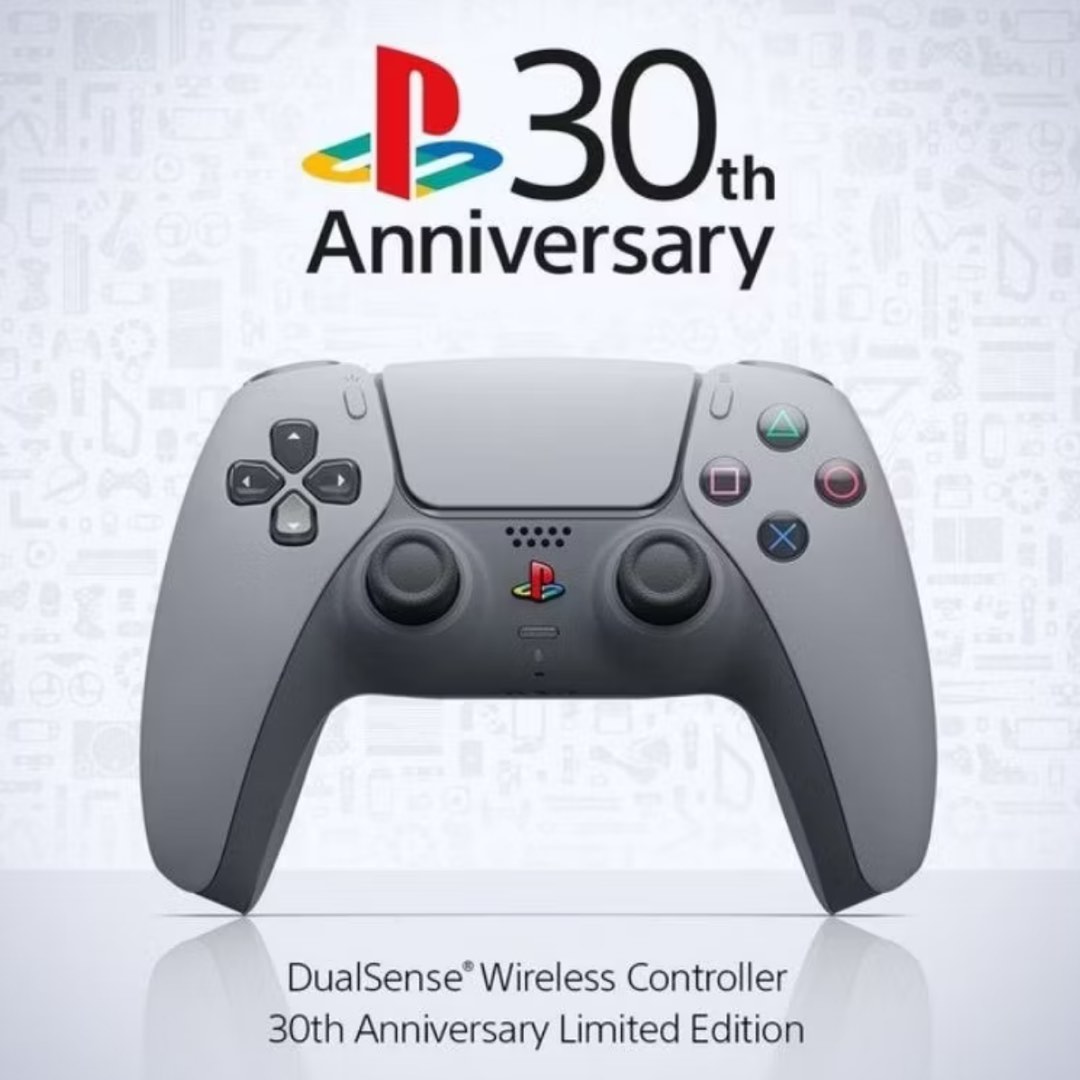 PS5 30th anniversary dual sense local set, Video Gaming, Gaming ...