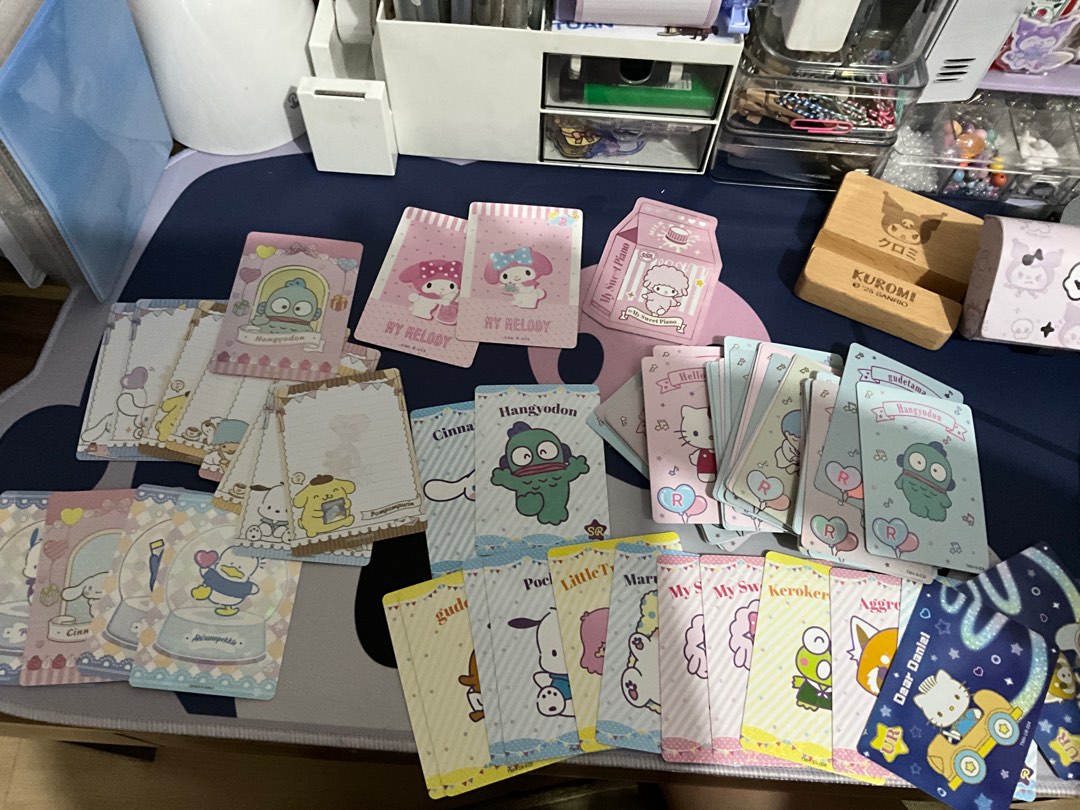 Sanrio Official Collectible/Trading Cards 70pcs take all, Hobbies ...