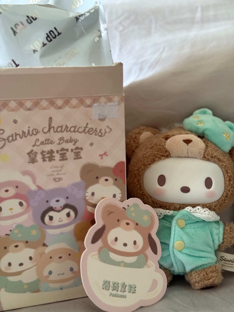 Sanrio Latte Baby Pochacco, Hobbies & Toys, Toys & Games on Carousell
