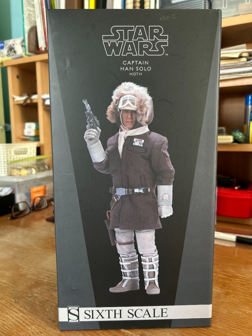 SIXTH SCALE SIDESHOW COLLECTIBLE CAPTAIN HAN SOLO HOTH BROWN JACKET ...