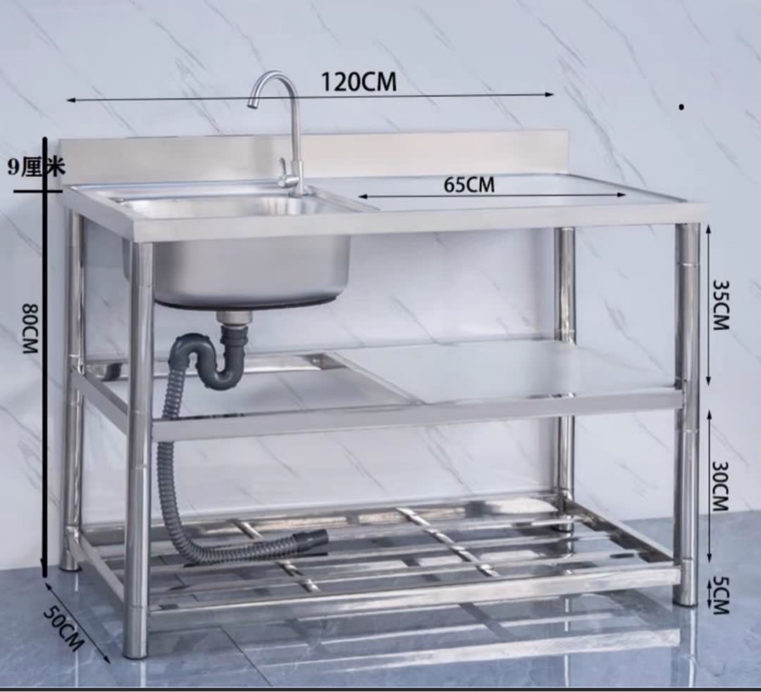 Stainless Steel sink with minor defects, Furniture & Home Living ...