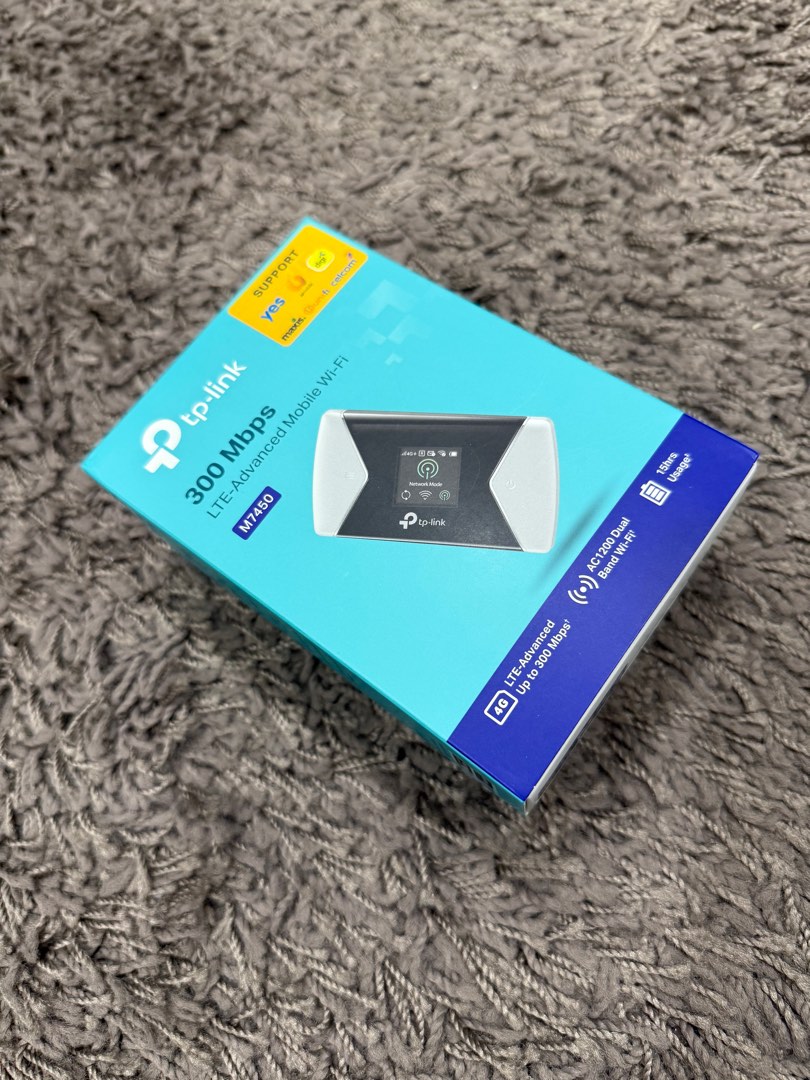 TP-LINK M7450 - 300MBPS LTE-ADVANCED PORTABLE MOBILE WI-FI, Computers ...