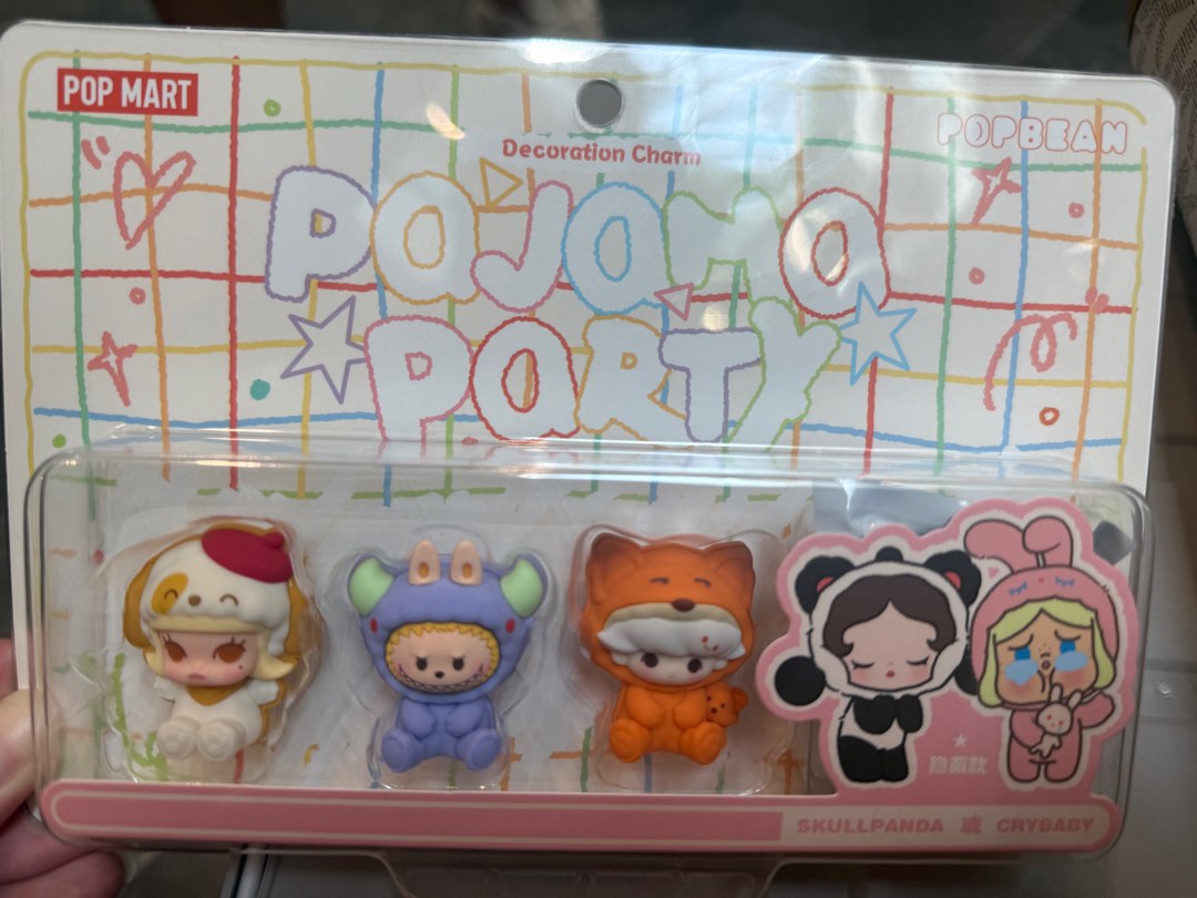 Trade to crybaby Popmart pyjama party, Hobbies & Toys, Toys & Games on ...