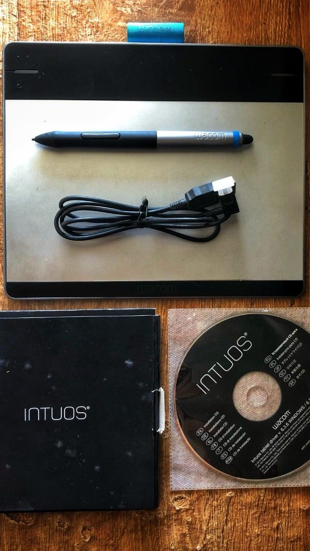 Wacom Bamboo Intuos CTH 480 Creative Pen Drawing Tablet, Elektronik ...