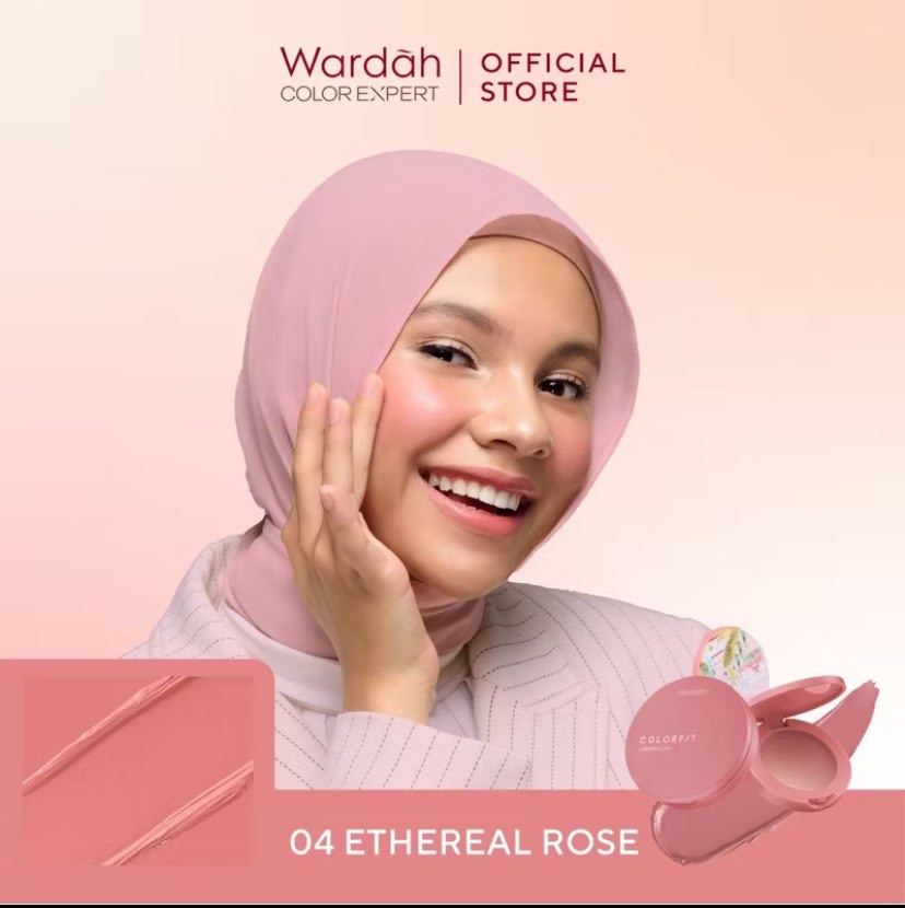 wardah colorfit cream blush - 04 ethereal rose, Kesehatan & Kecantikan ...