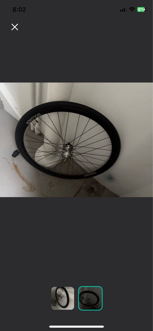 Weapon a30 back wheel, Sports Equipment, Bicycles & Parts, Parts ...