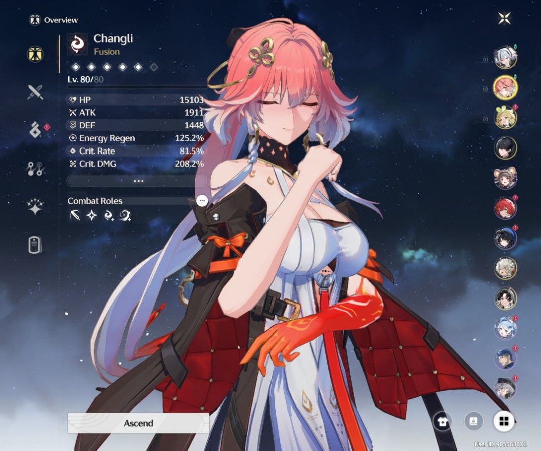 Wuthering waves UL60 Changli,camelya,Pheobe, Video Gaming, Video Games ...