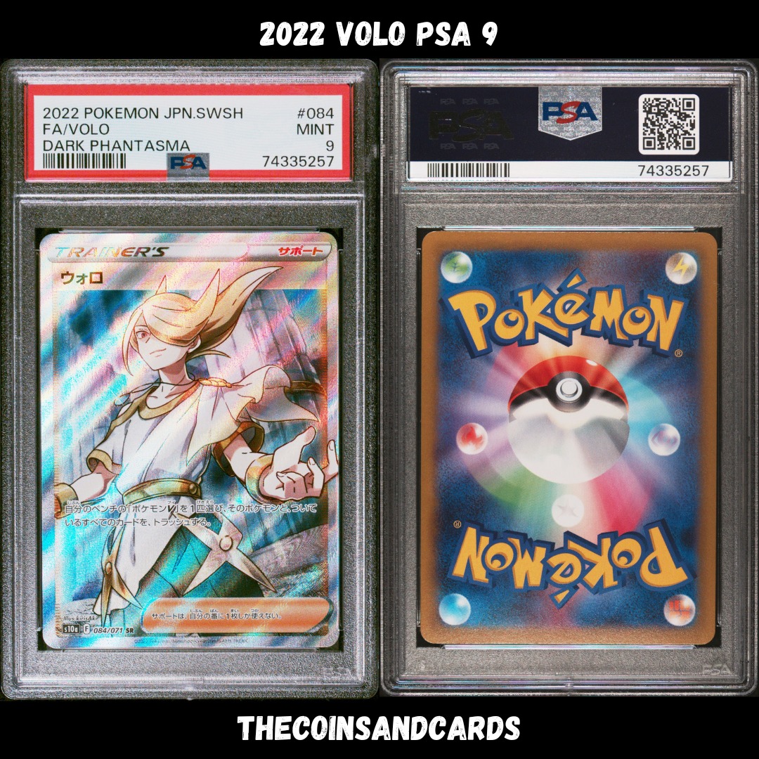 2022 Volo PSA 9 SWSH Dark Phantasma Pokemon Card, Hobbies & Toys, Toys ...