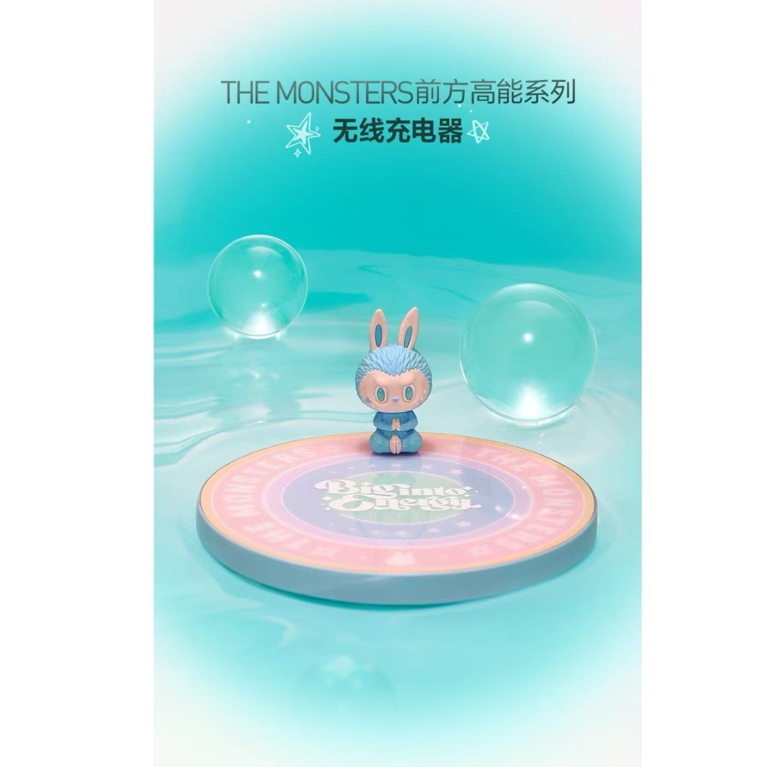 250501 Popmart labubu the monsters big into energy 前方高能系列 無線充電器 叉電 (不設 ...