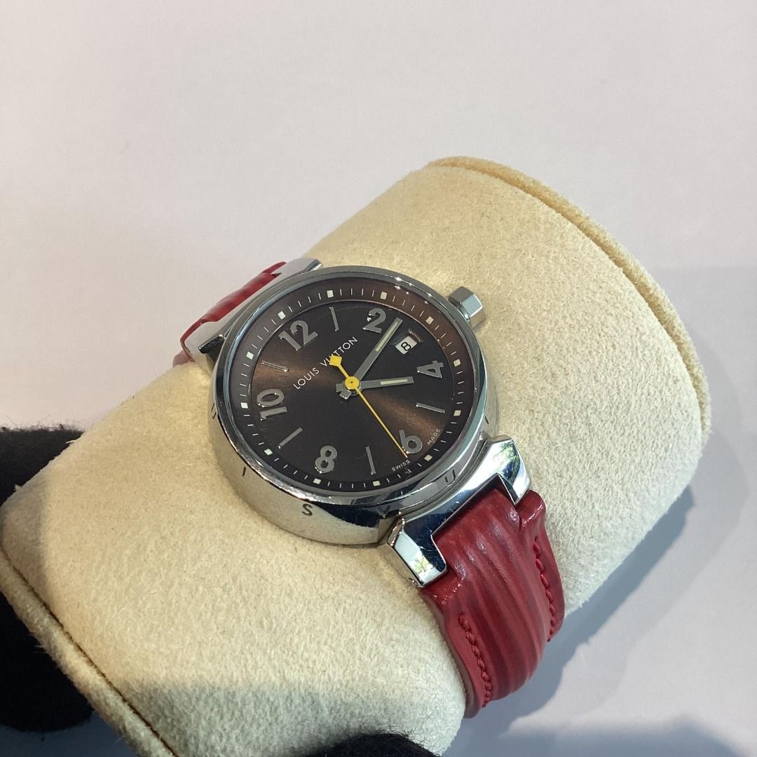 257003304 LOUIS VUITTON WATCH OTHER Q1211 TAMBOUR, Luxury, Watches on Carousell