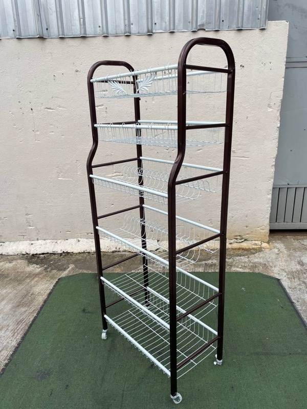 3VKR05 NEW * Rak Pinggan Mangkuk 6 Tier 3V HAGZE Kitchen Rack Dish Rack ...
