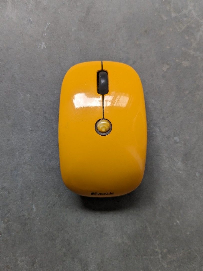 🖱️ Powerlogic USB Beetle Mouse AA Battery (Yellow) 🖱️, Computers & Tech ...