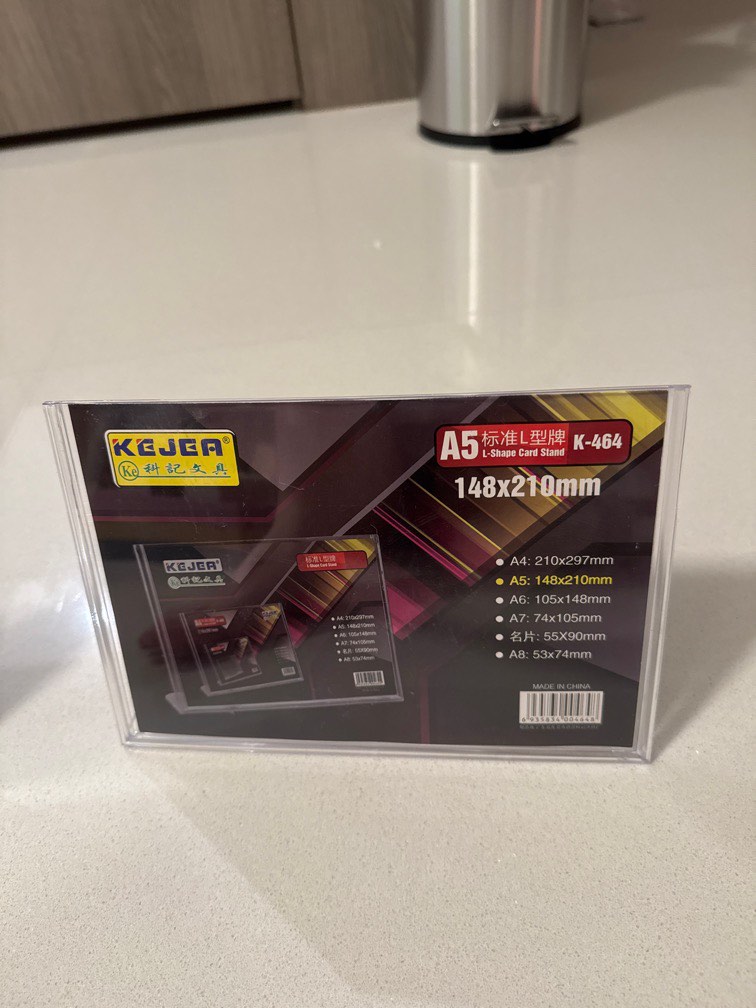 A5 L-Shape Card Stand, Hobbies & Toys, Stationery & Craft, Other ...