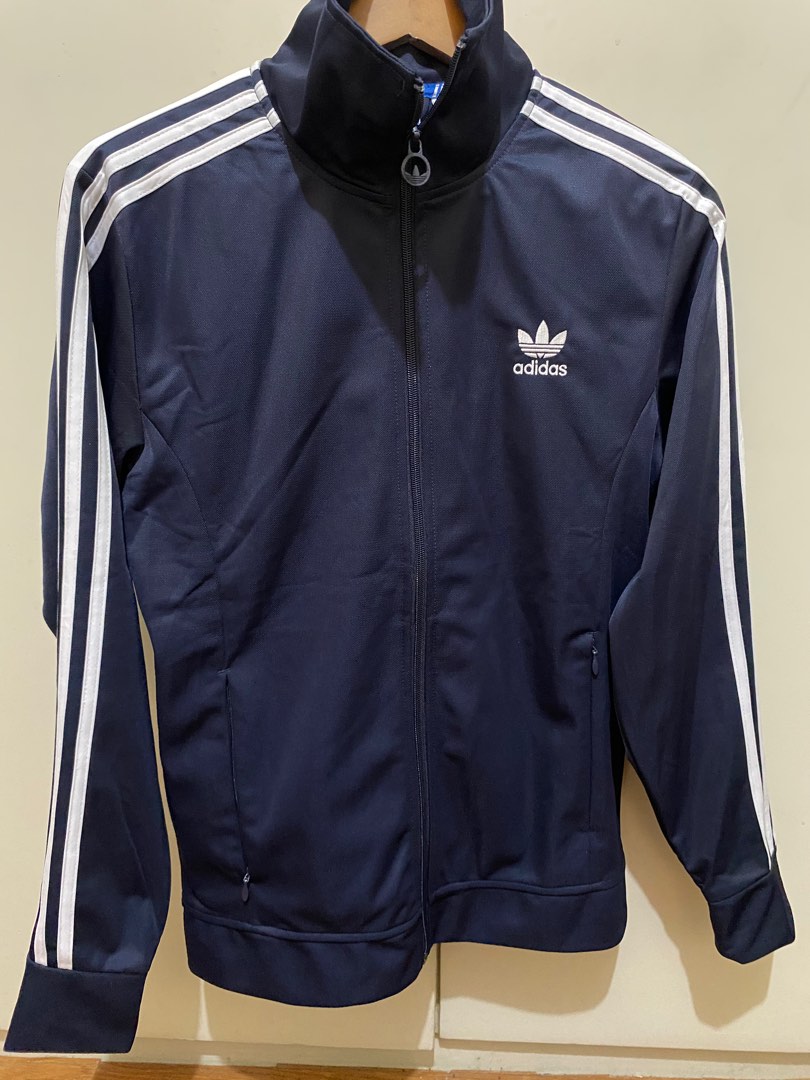Adidas navy blue tracksuit set, Men's Fashion, Activewear on Carousell