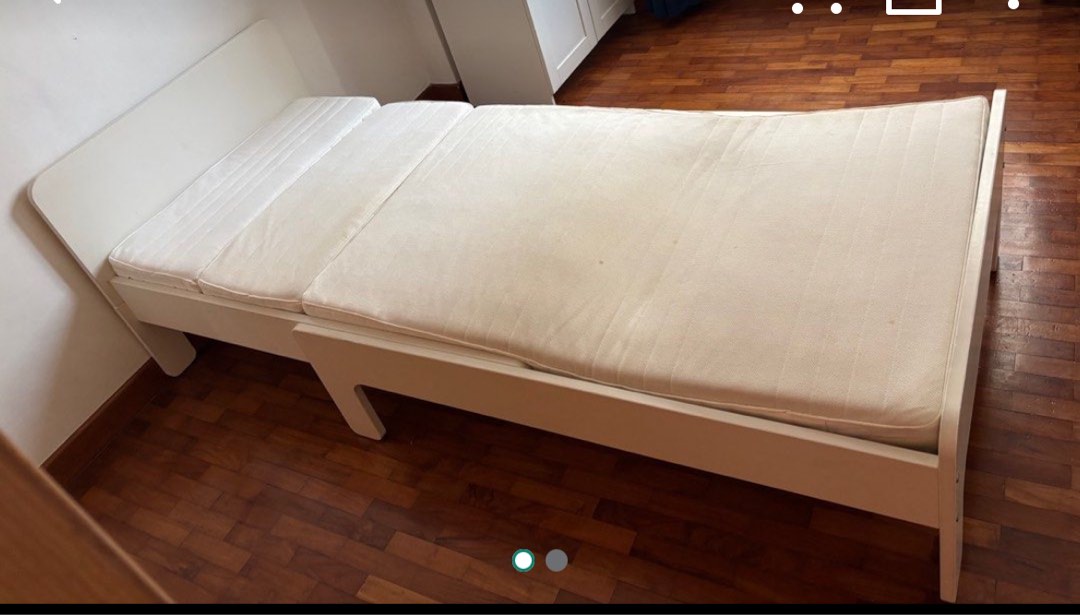 Adjustable Single Bed Frame, Furniture & Home Living, Furniture, Bed ...