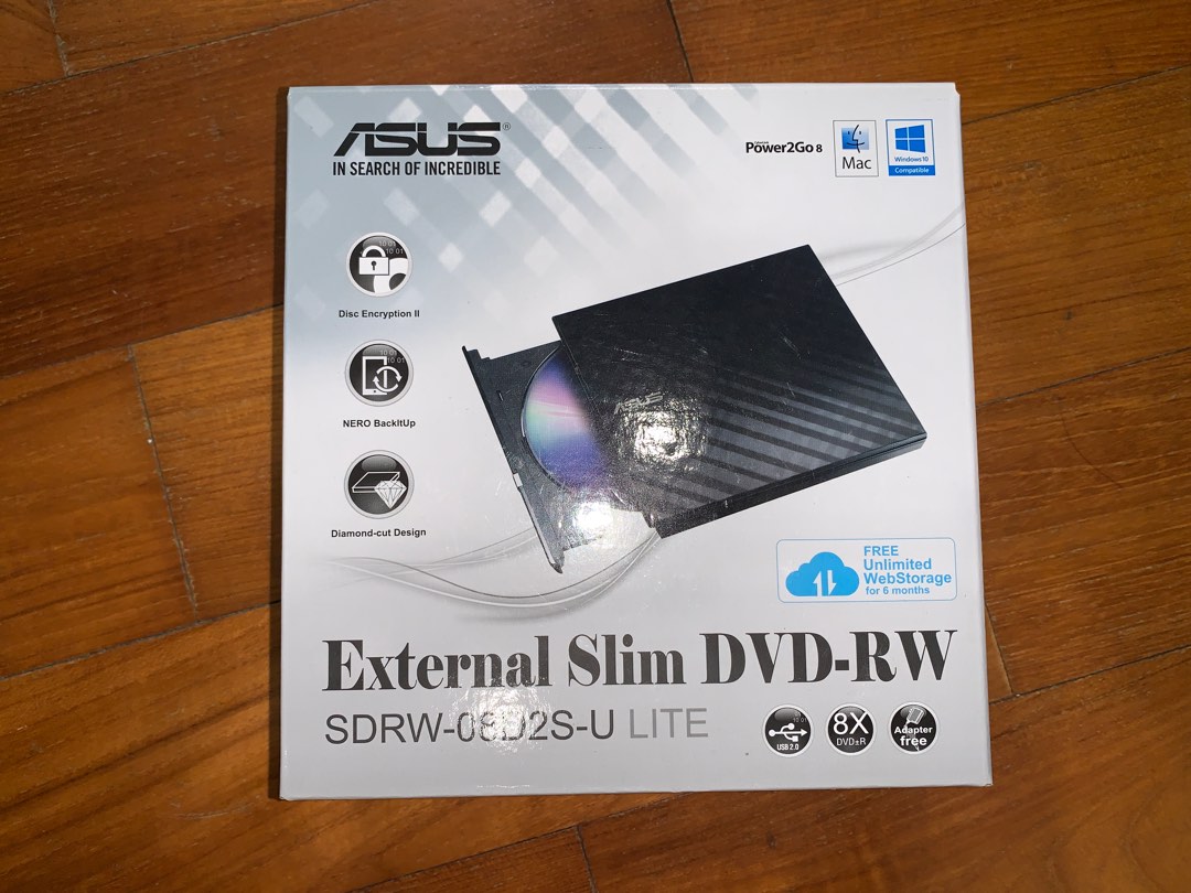 ASUS External CD/DVD reader, Computers & Tech, Parts & Accessories ...