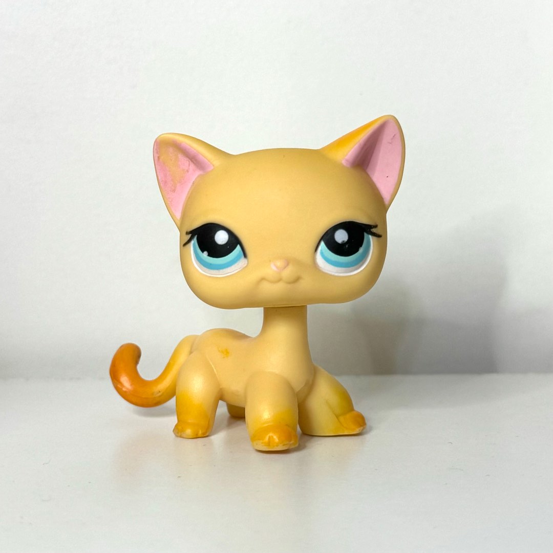 Authentic LPS Littlest Pet Shop Blonde Shorthair Cat Brooke #339 ...