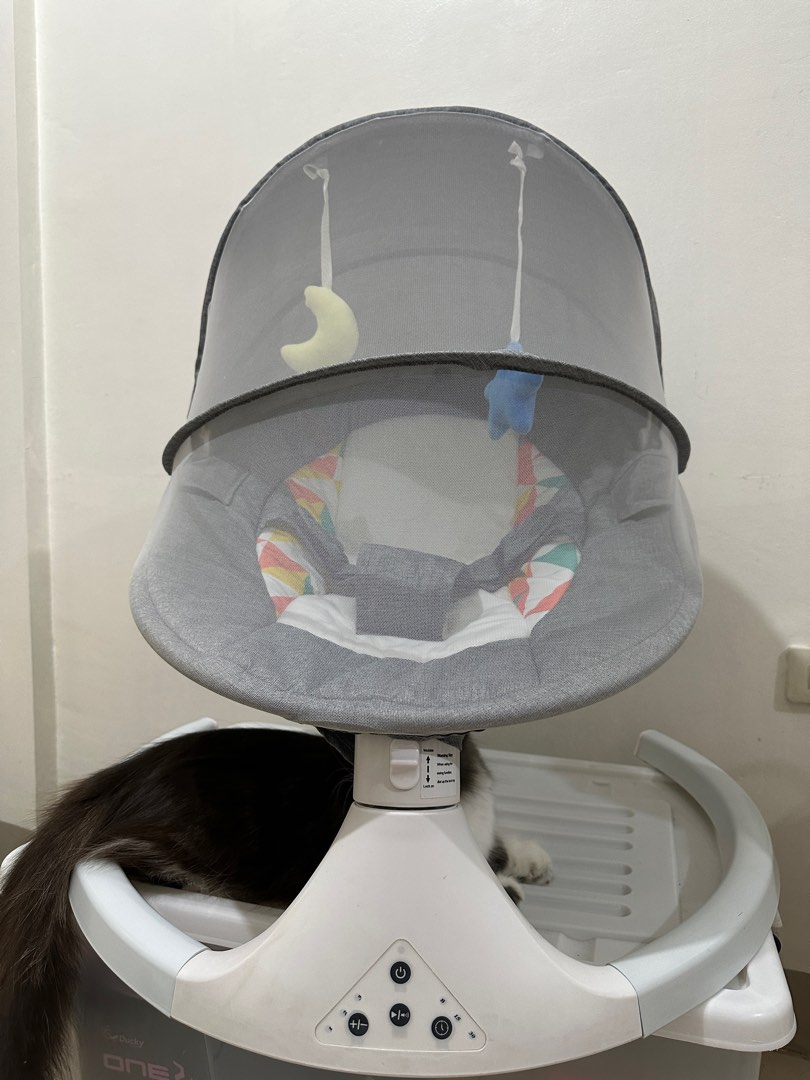 Baby Electric Swing Rocker Cradle With Mosquito Net, Babies & Kids ...