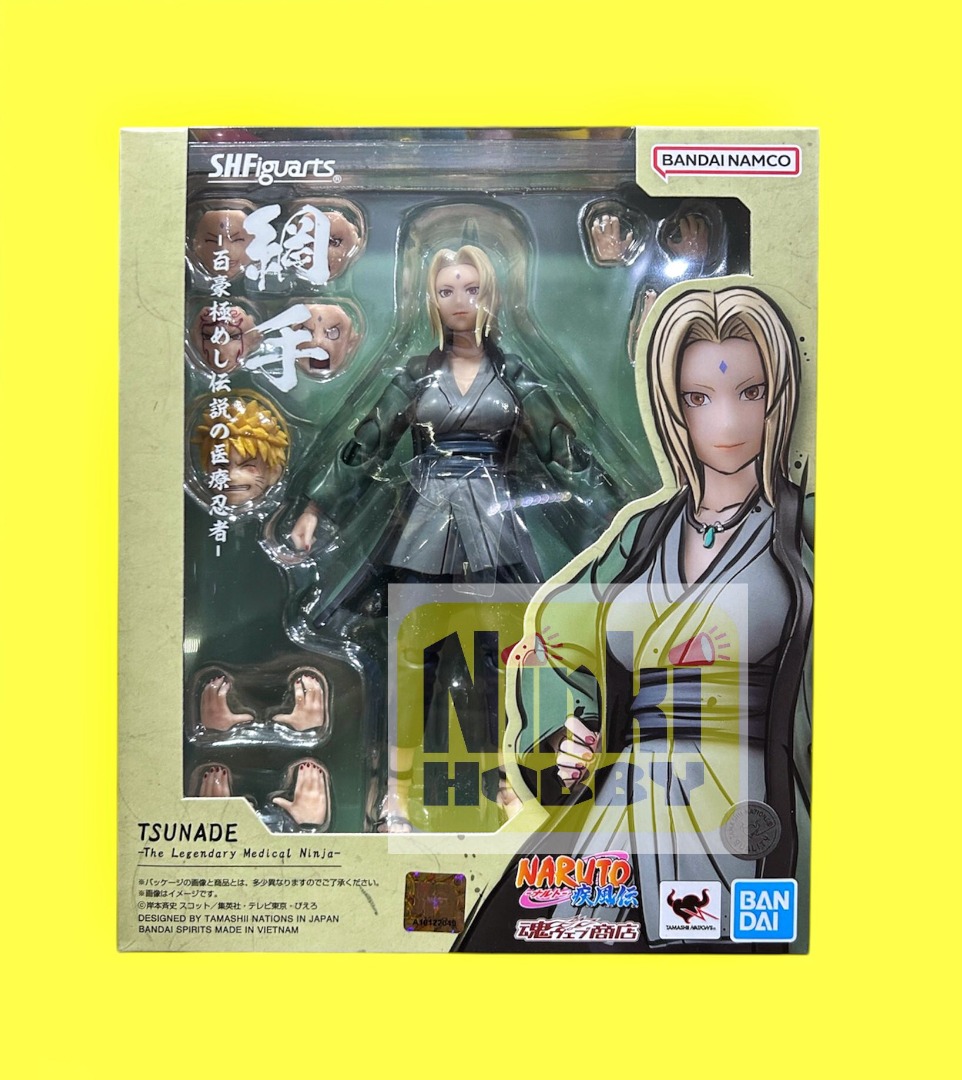 Bandai SHF Figuarts 綱手 -傳說之醫療忍者- Tsunade -The Legendary Medical Ninja- Naruto 火影忍者 疾風傳 on Carousell