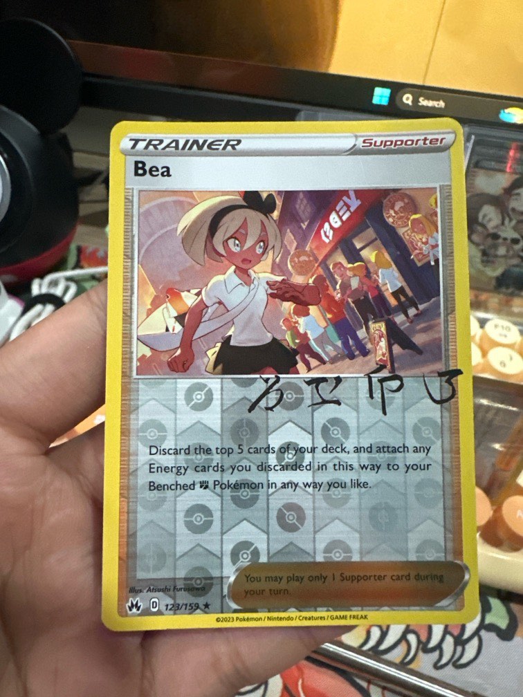 Bea [Reverse Holo] #123 Pokemon Crown Zenith, Hobbies & Toys, Toys ...