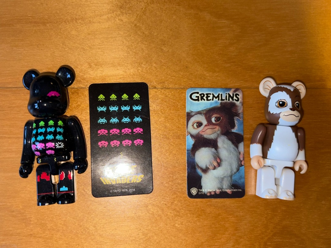 Bearbrick Series Space Invaders Be@rbrick Gremlins Bear brick Vintage ...