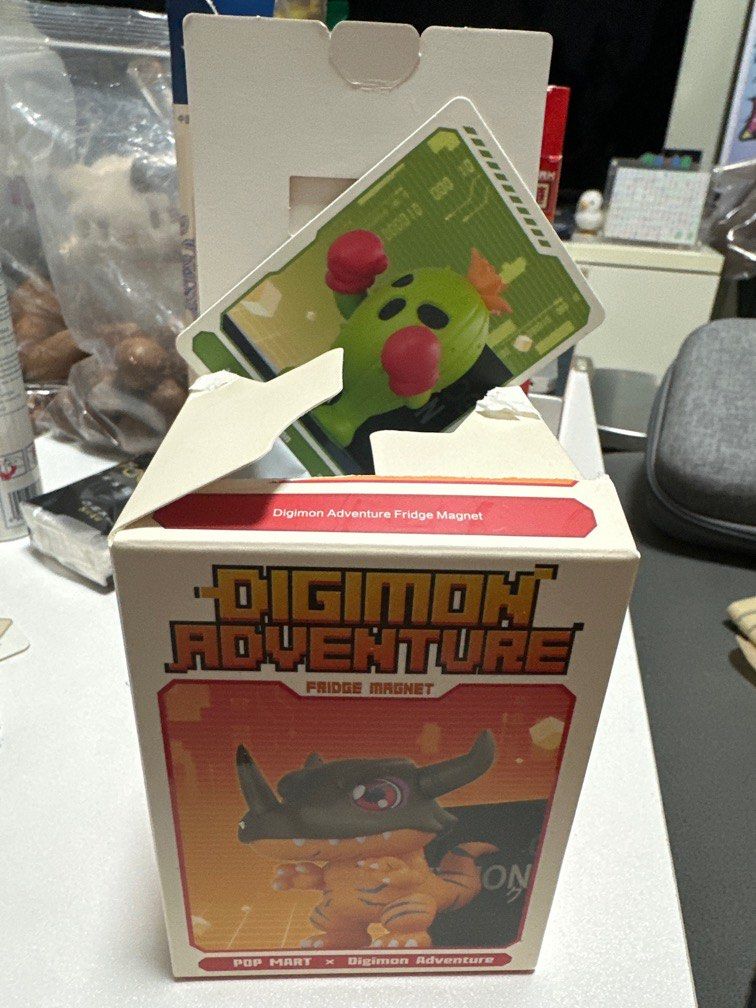 BNIF Popmart Digimon Adventure fridge magnet - Togemon, Hobbies & Toys ...