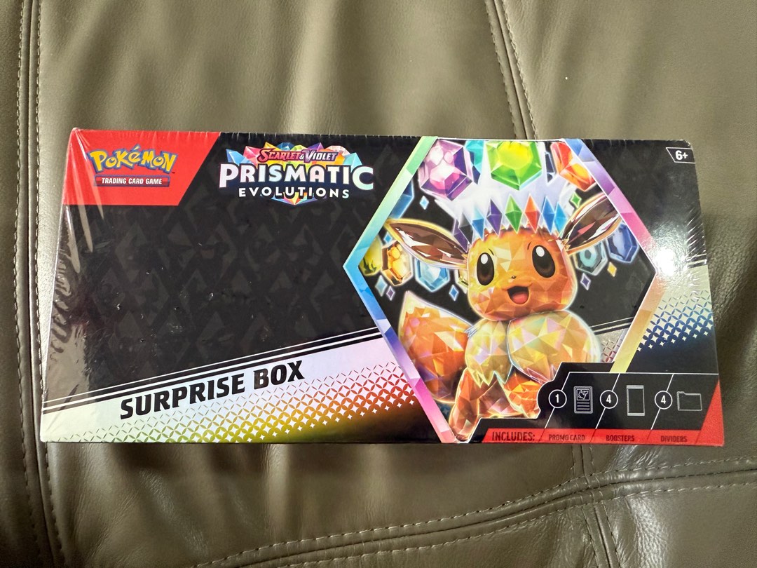 Brand New Sealed Scarlet & Violet Prismatic Evolutions Surprise Box ...