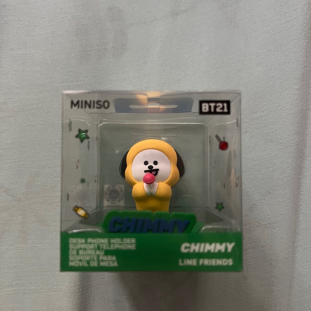BT21 Line Friends Miniso Chimmy Jimin Phone Stand/Holder, Mobile Phones ...