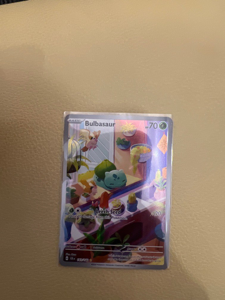 Bulbasaur IR Pokemon TCG Stellar crown, Hobbies & Toys, Toys & Games on ...