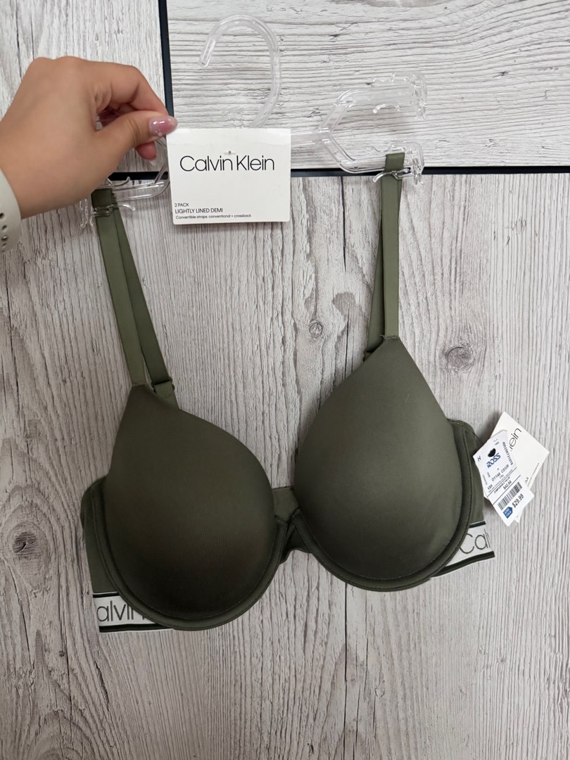 Calvin Klein lined demi, Women's Fashion, New Undergarments ...