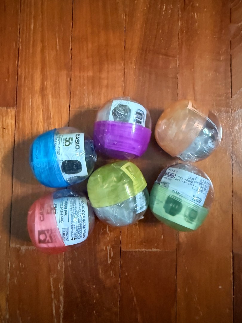 Casio 50th anniversary gachapon ring watch set, Hobbies & Toys ...