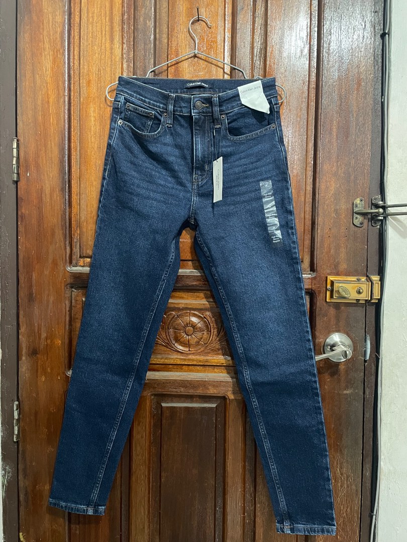 CK High-rise Jeans, Women's Fashion, Bottoms, Jeans on Carousell